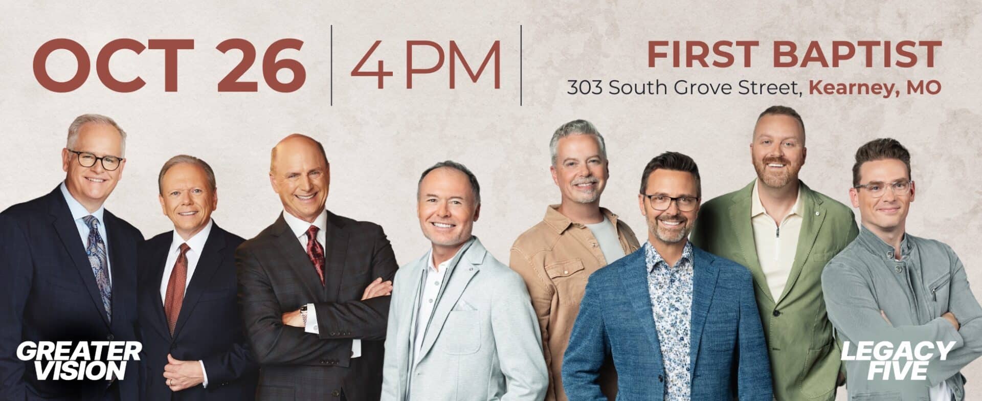 Greater Vision & Legacy Five | IMC Concerts